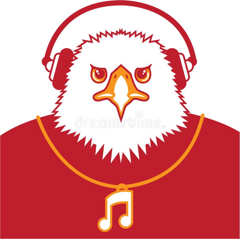 Music Eagle stock vector. Illustration of bird, national - 49275275
