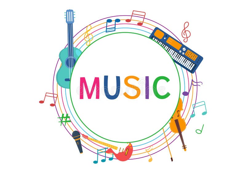 Music elements stock illustration. Illustration of music - 40167955