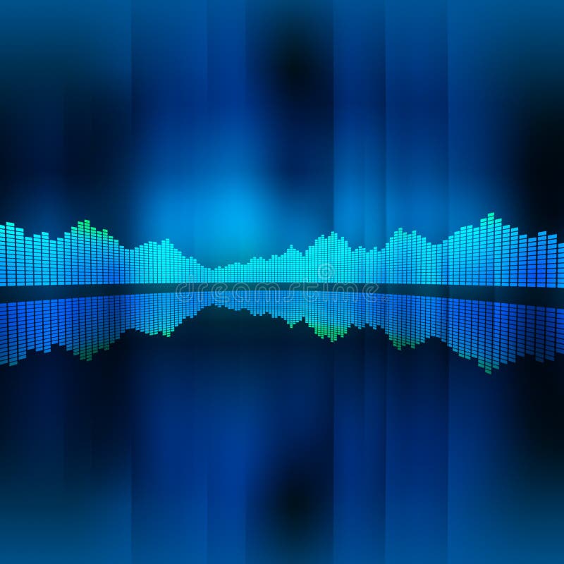 Music equalizer background stock illustration. Illustration of beat ...