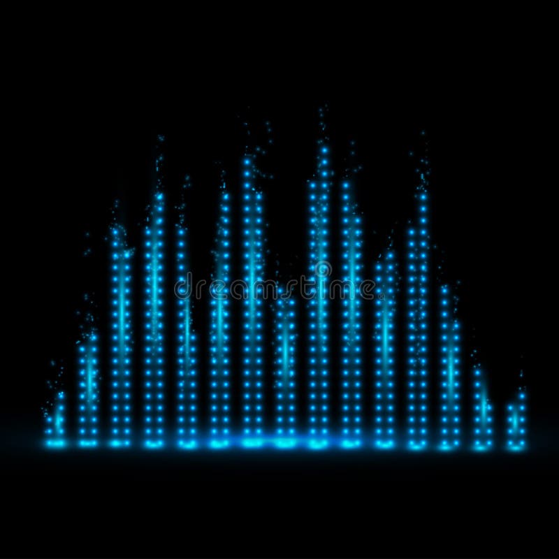 Music Equalizer Background. Vector Illustration. Stock Vector ...