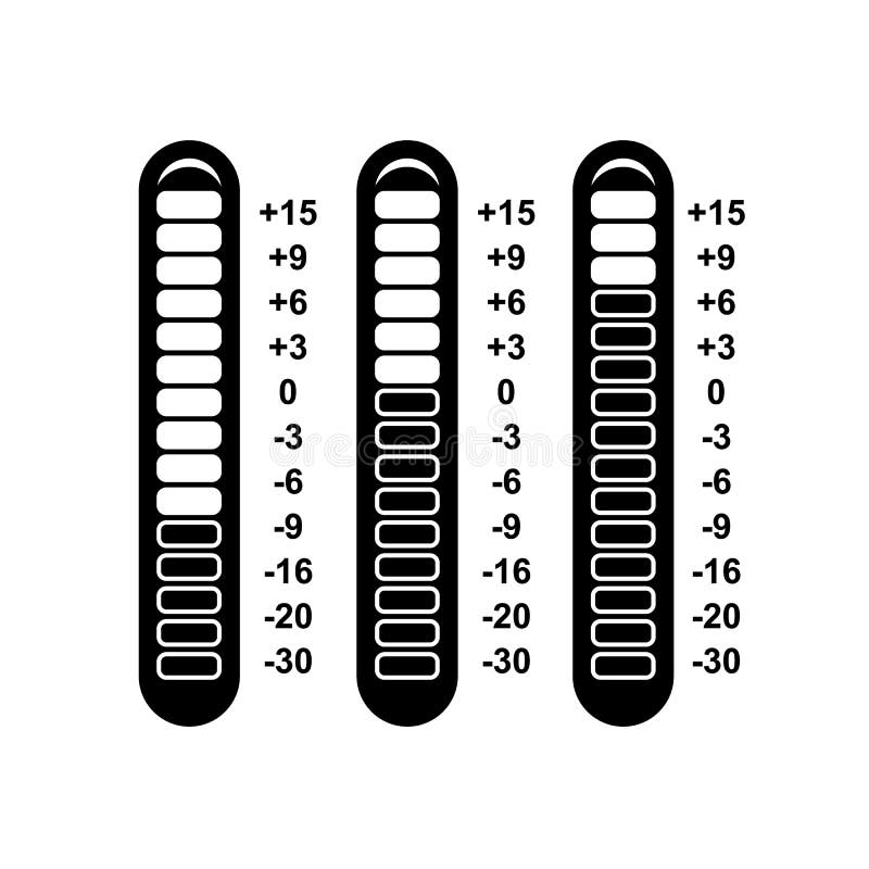 Music Equalizer Graph Peaks Vector Illustration. Simple Style Icon Logo ...