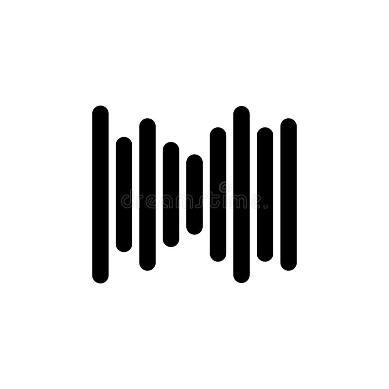 Music Equalizer Icon Vector Stock Vector - Illustration of abstract ...