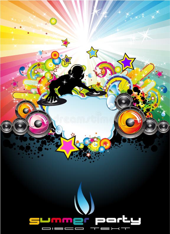 Music Event Abstract Background Stock Vector - Illustration of ...
