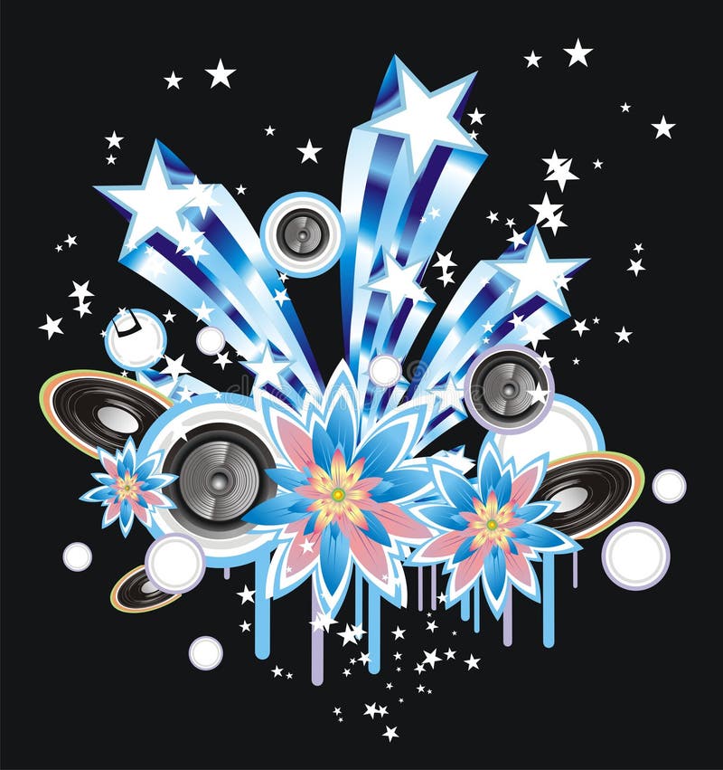 Music Flayer background stock vector. Illustration of event - 7536574