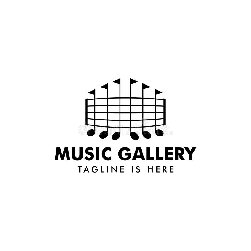 Music event logo design stock illustration. Illustration of concert ...