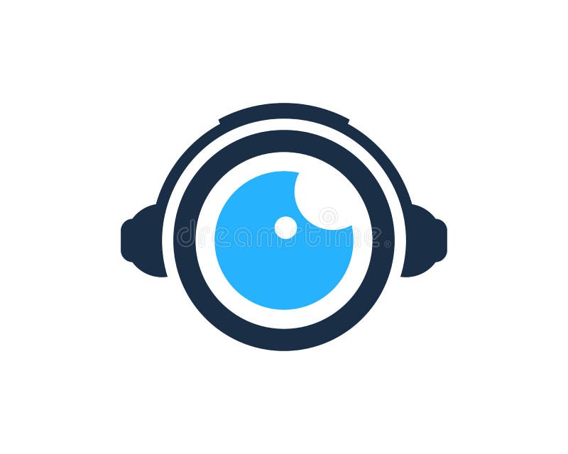 Music Eye Icon Logo Design Element Stock Vector - Illustration of look ...