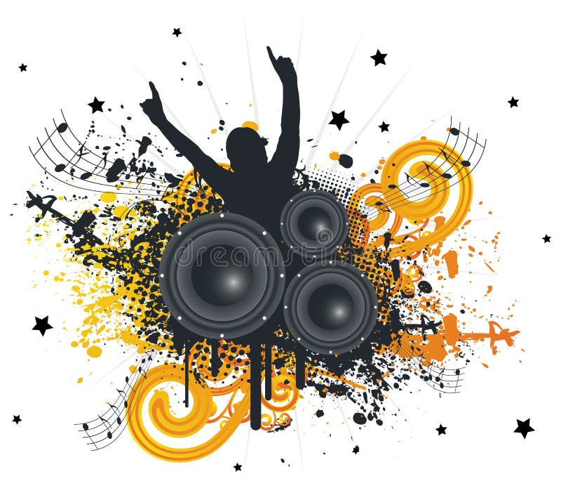 Music Fan stock vector. Illustration of human, music, popular - 4823711