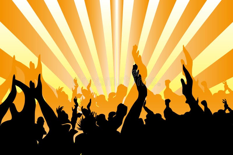 Fans Silhouette Vector Stock Illustrations – 1,855 Fans Silhouette ...