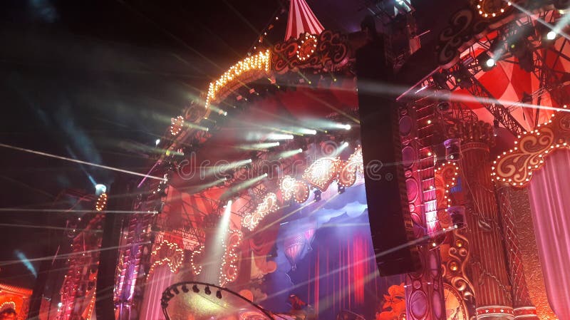 Music festival stage stock photo. Image of dubstep, electro - 130558228