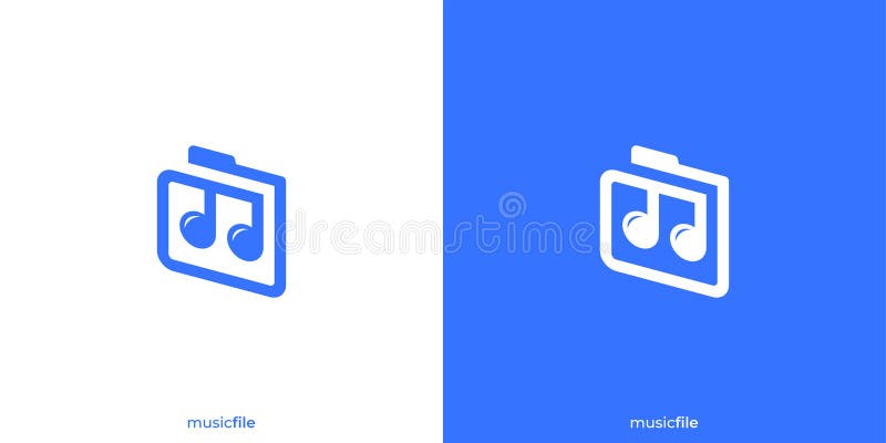 Music file icon stock vector. Illustration of file, symbol - 225349348