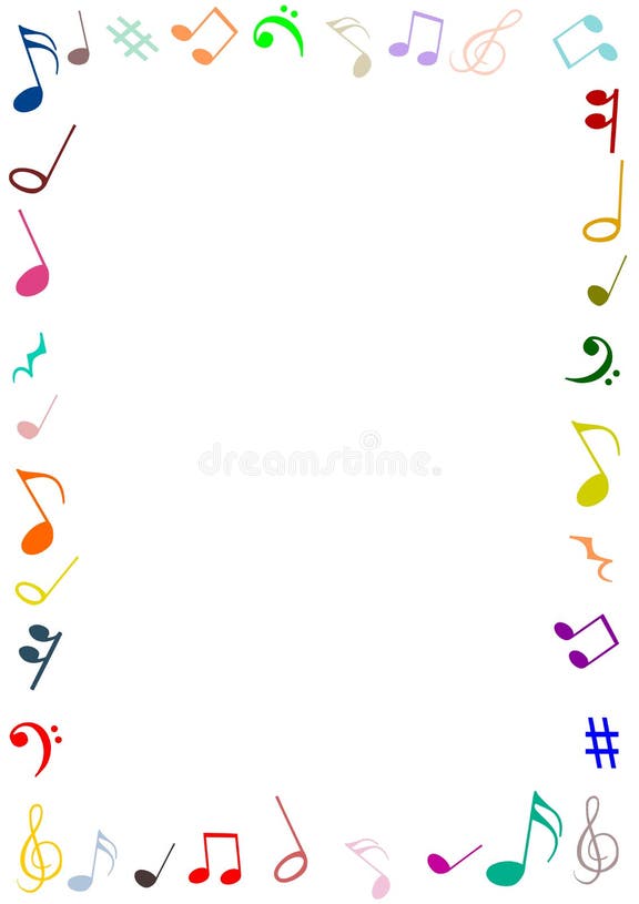 Music Symbols Frame Stock Illustrations – 1,181 Music Symbols Frame ...
