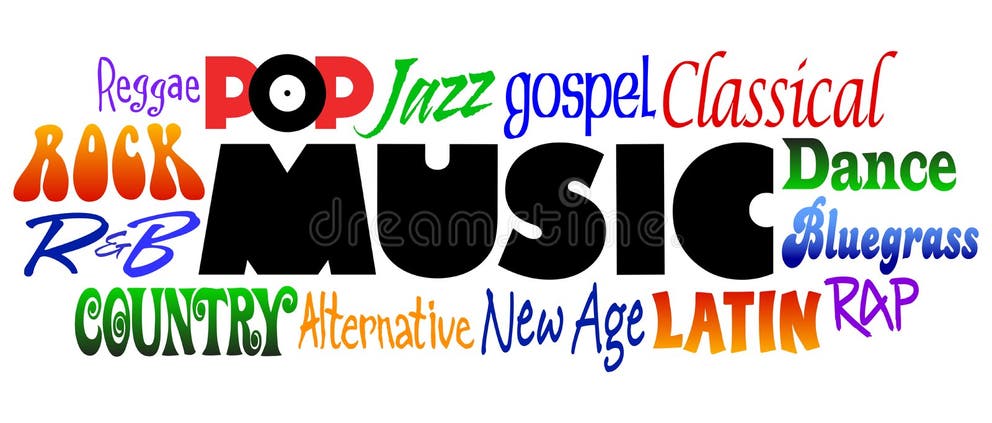 Music Genres Stock Illustrations – 1,591 Music Genres Stock ...
