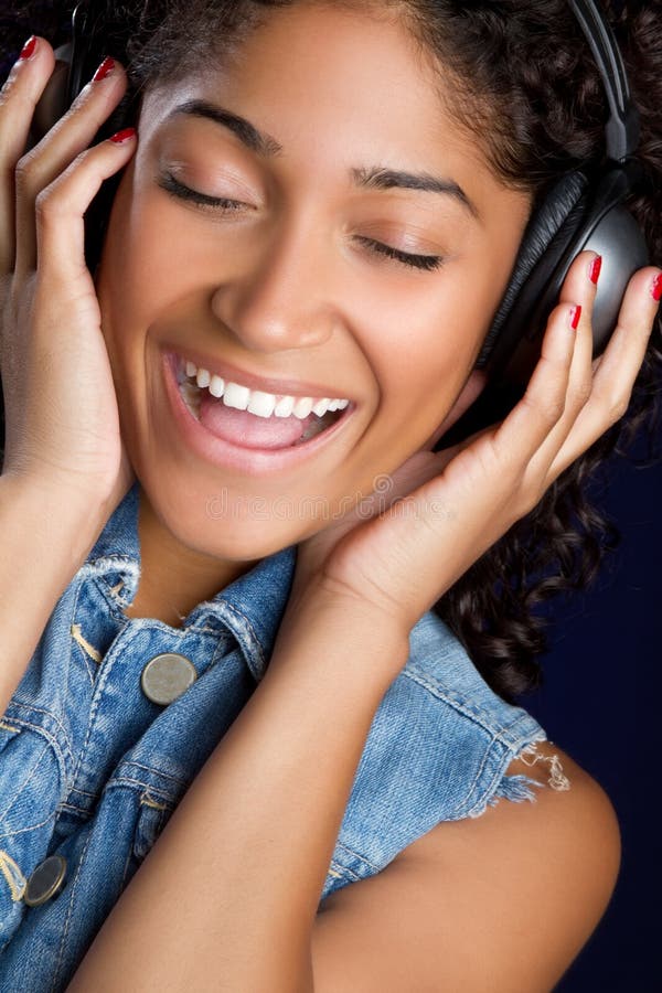 Music Girl stock image. Image of beautiful, cheerful - 14235175