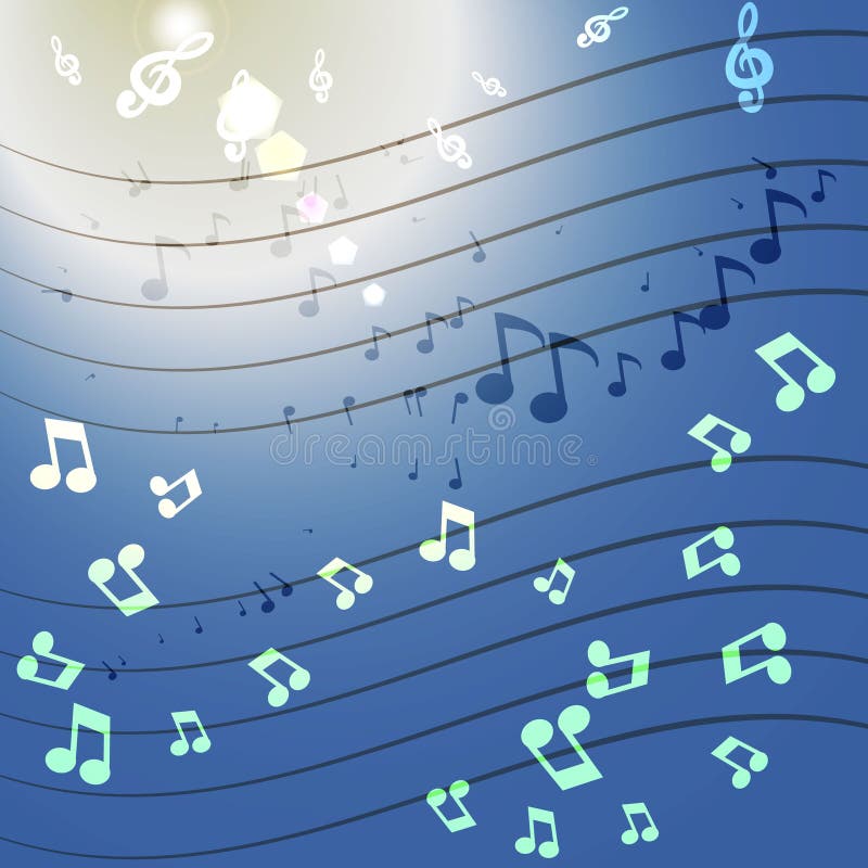 Music glow stock vector. Illustration of treble, note - 69658264