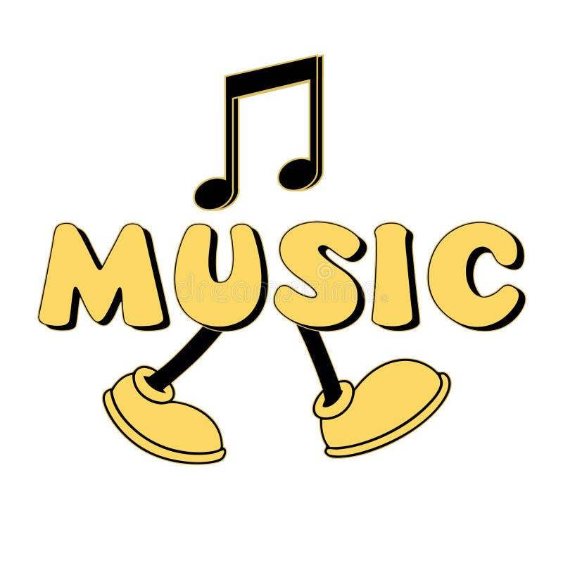 Illustration of Liveliness and Rhythm, Music. Stock Illustration ...