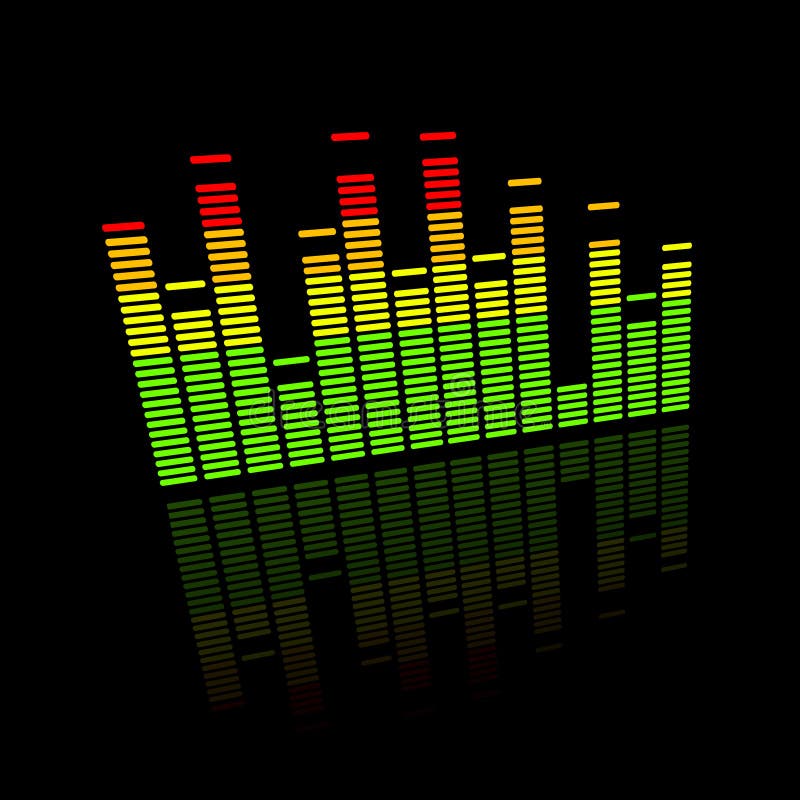 Music Graphic EQ Equalizer Vector Stock Vector - Illustration of ...