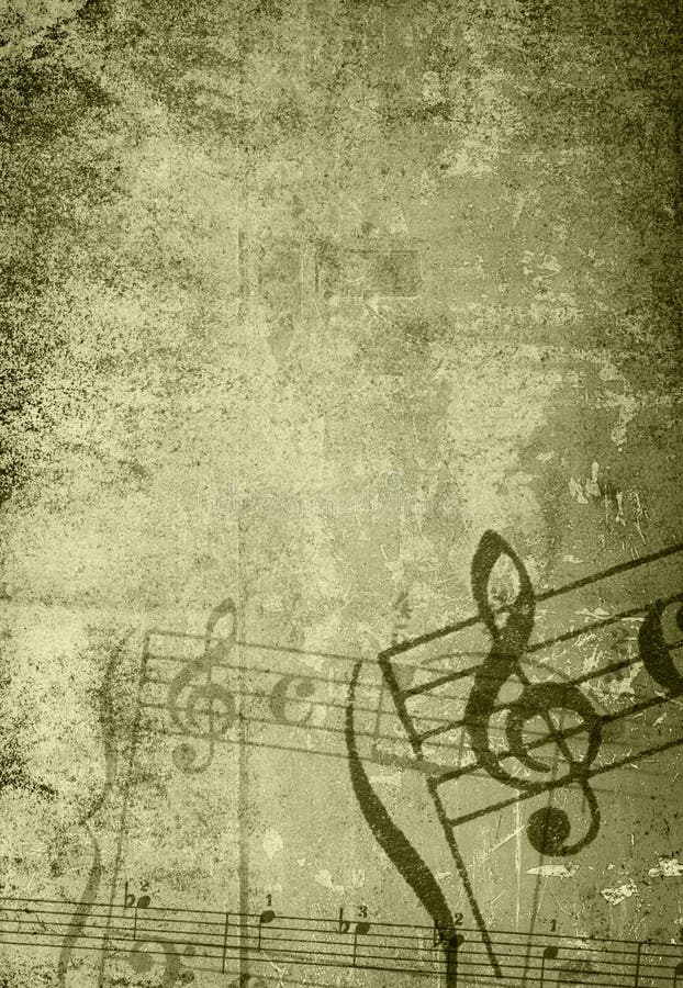 Grunge Music Textures and Backgrounds Stock Illustration - Illustration ...