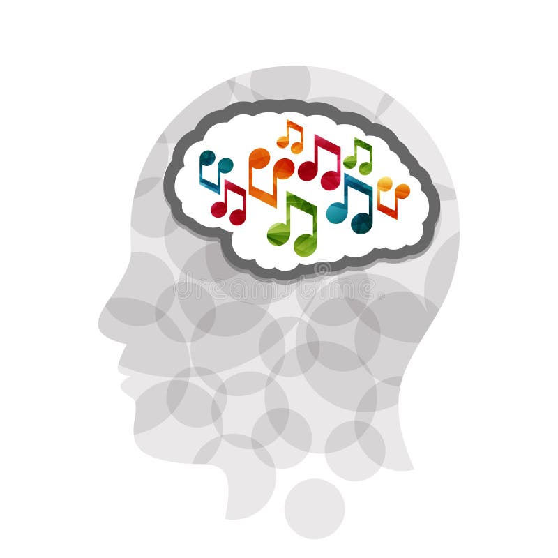 Music Head stock vector. Illustration of beautiful, graphic - 42184328