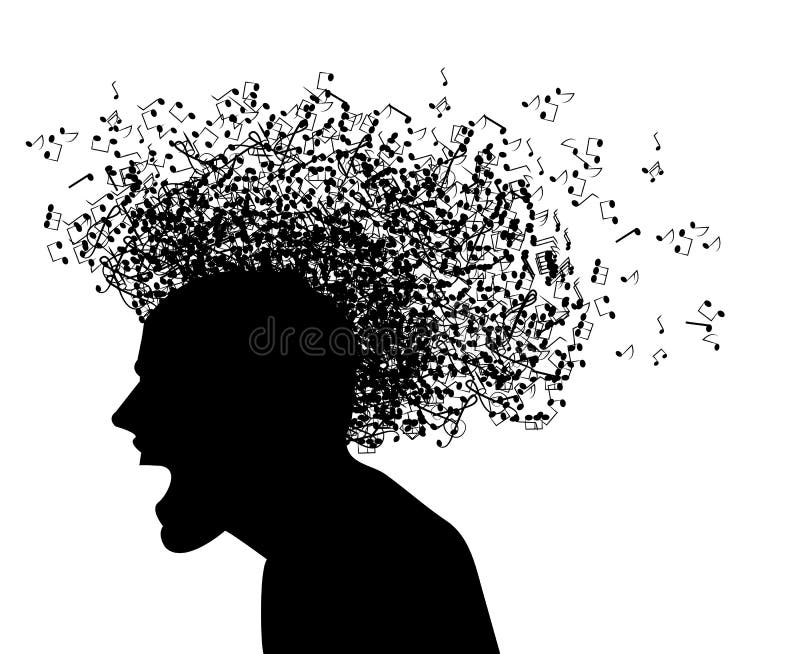 Music Head stock vector. Illustration of beautiful, graphic - 42184328