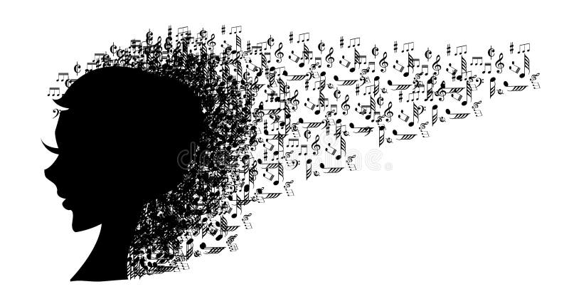 Music Head stock vector. Illustration of beautiful, graphic - 42184328