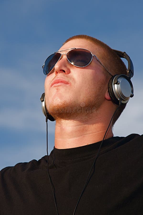 Music Headphones stock image. Image of youth, audio, people - 12847731