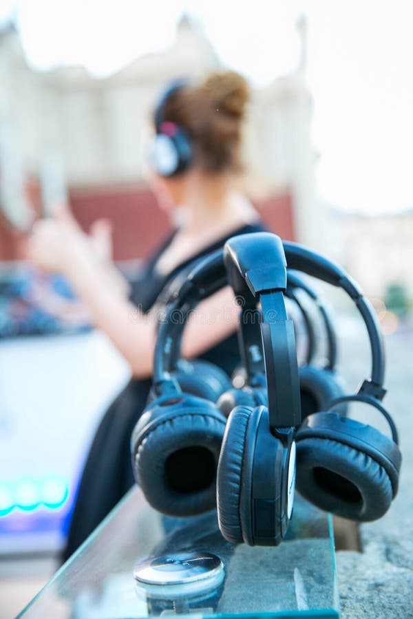 Music headphones out stock photo. Image of listen, show - 92526452