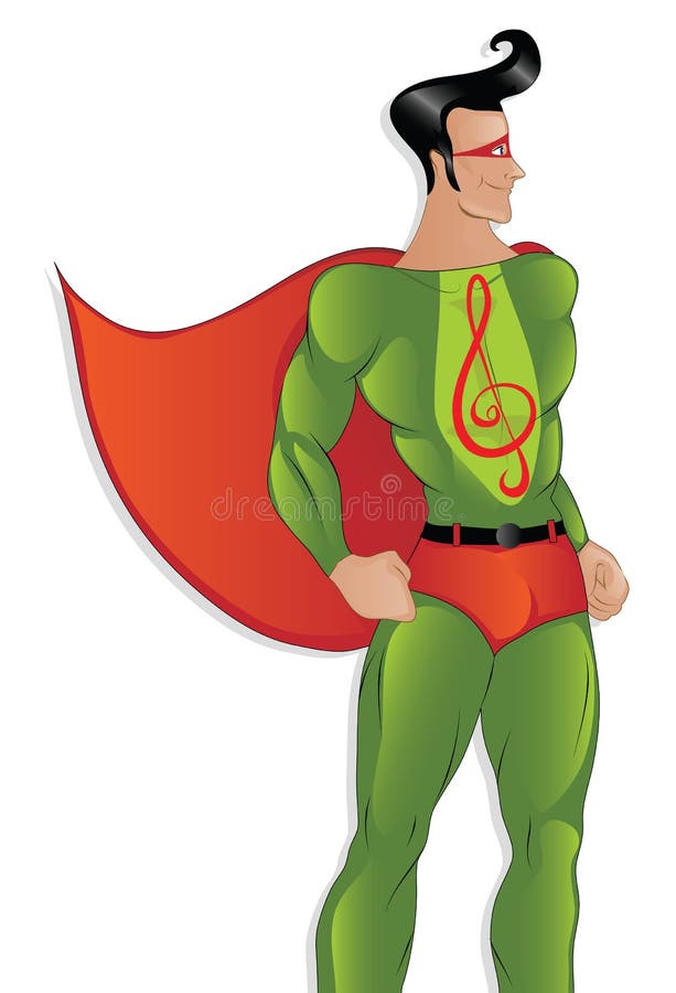Music Hero stock vector. Illustration of banner, composing - 21655609