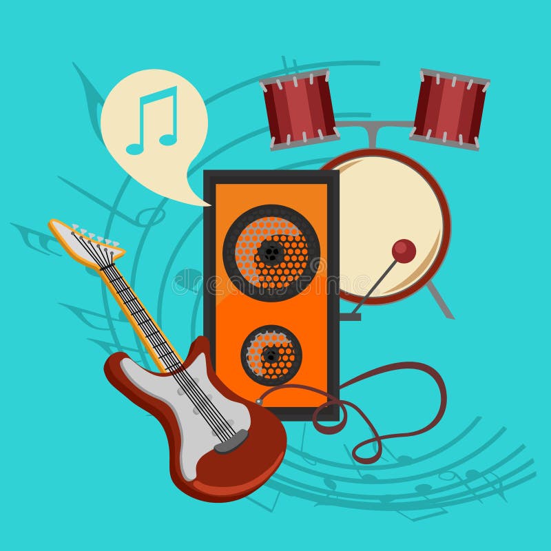 Music icon collection stock vector. Illustration of tape - 49174825
