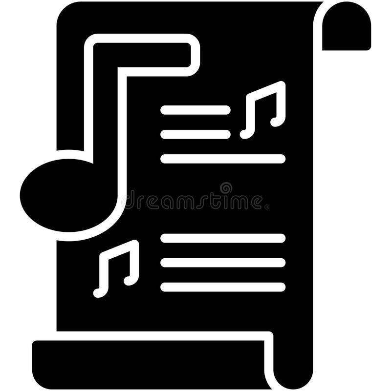 Music Icon, High School Related Vector Illustration Stock Vector ...