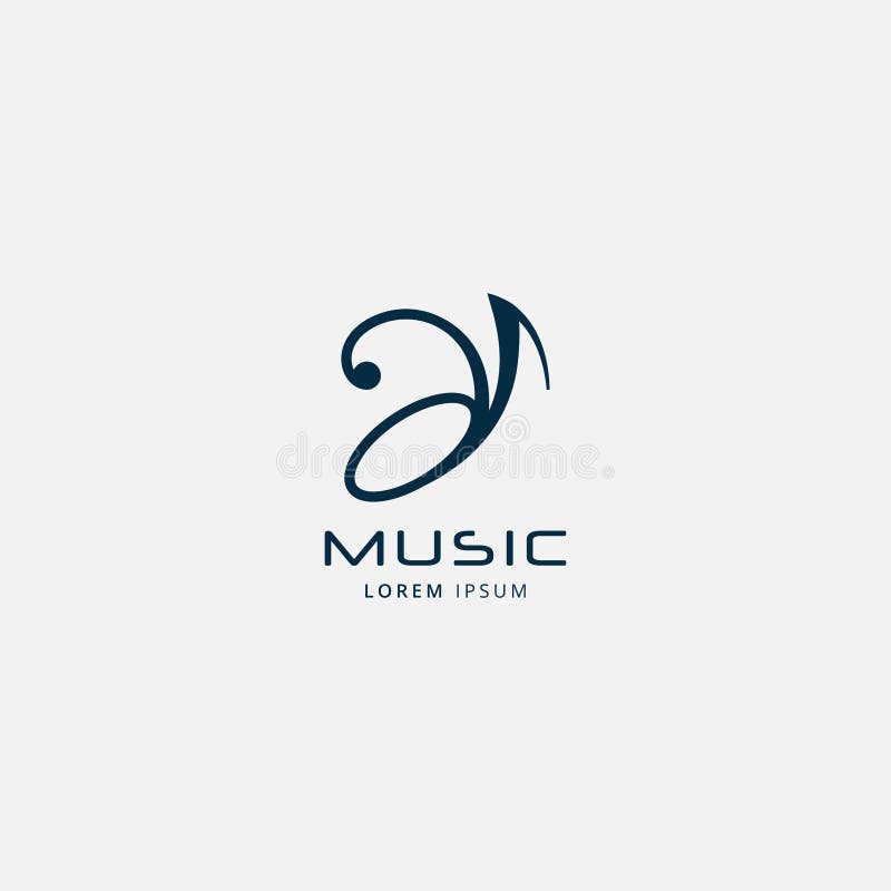 Music Icon Logo Concept Design Vector Template Stock Vector ...