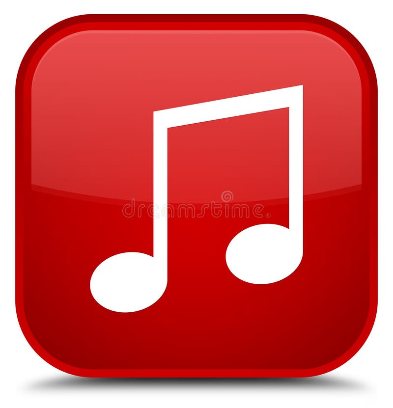 Music Special Red Square Button Stock Illustrations – 10 Music Special ...