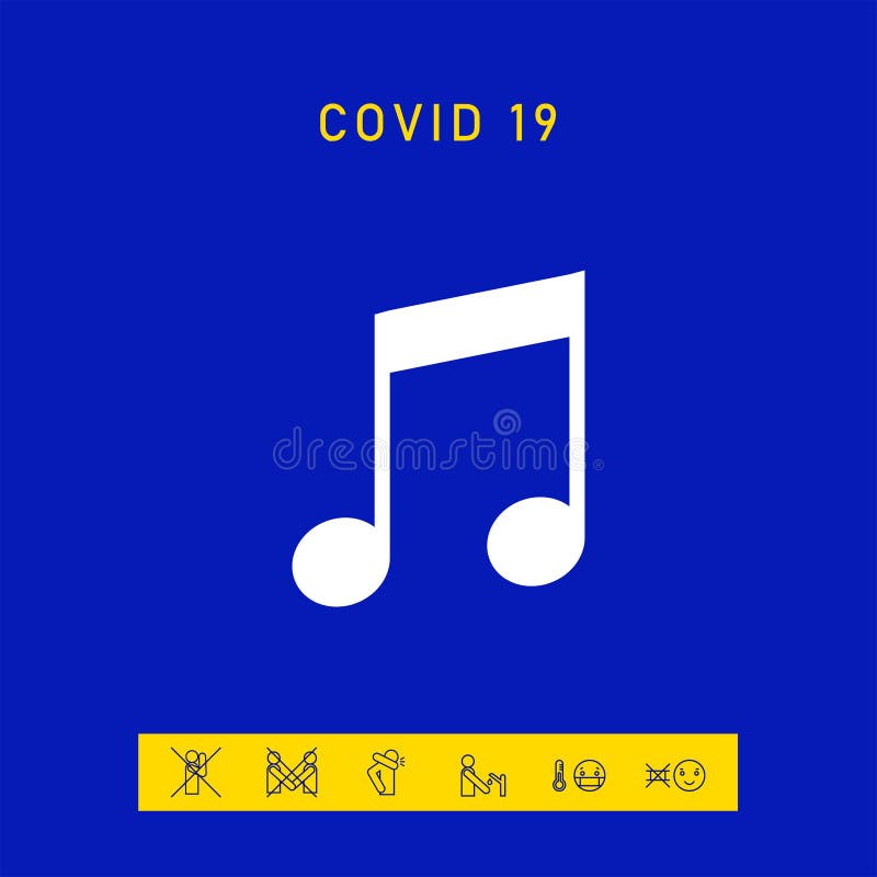 Music Icon Symbol. Graphic Elements for Your Design Stock Illustration ...