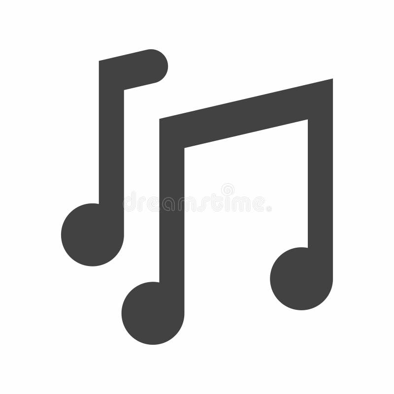 Music icon vector image. stock vector. Illustration of vector - 336824029