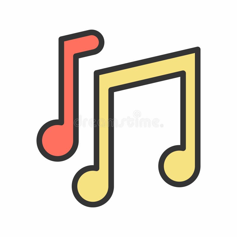 Music icon vector image. stock vector. Illustration of vector - 348146926