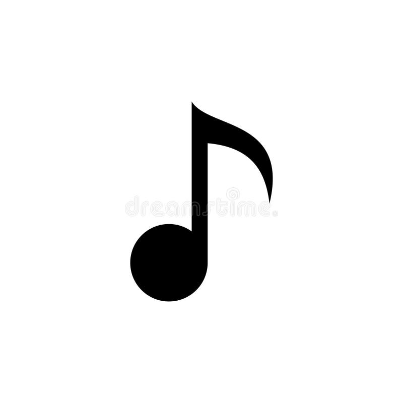Music Icon. Note Music Icon Vector Stock Vector - Illustration of sheet ...