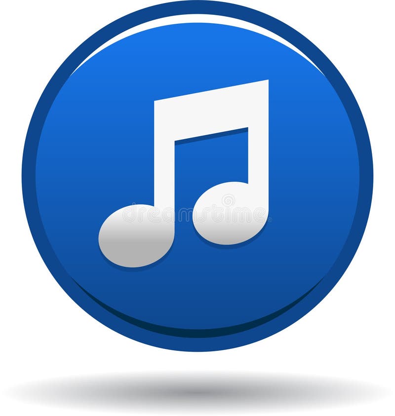 Music Notes Blue Silver Stock Illustrations – 190 Music Notes Blue ...