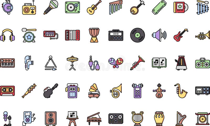 Music Icons High-Quality Vector Icons Collection with Editable Stroke ...