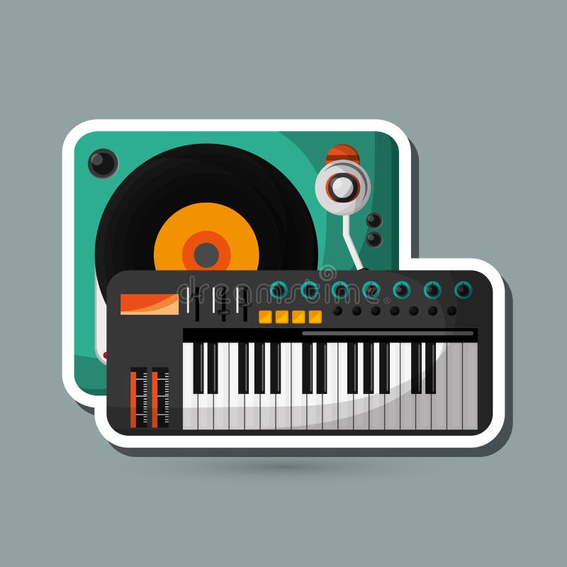 Music Illustration Design, Editable Vector Stock Vector - Illustration ...