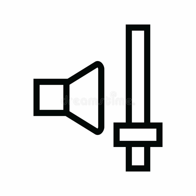 Music Indicator II Icon Vector Stock Illustration - Illustration of ...