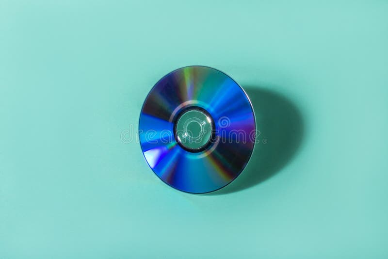 Music Inspired Flatlay with Purple Compact Disc Stock Photo - Image of ...