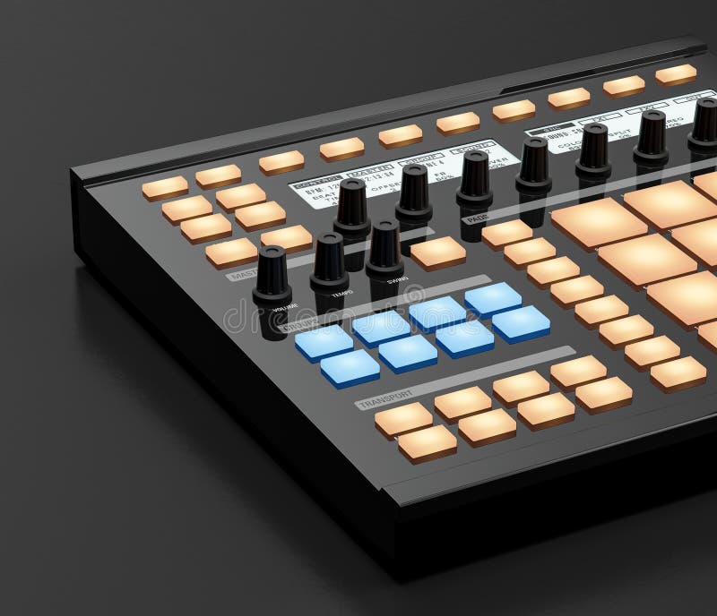 Music Instriument, USB MIDI Pad Controller, Drum and Effect Pad in a ...
