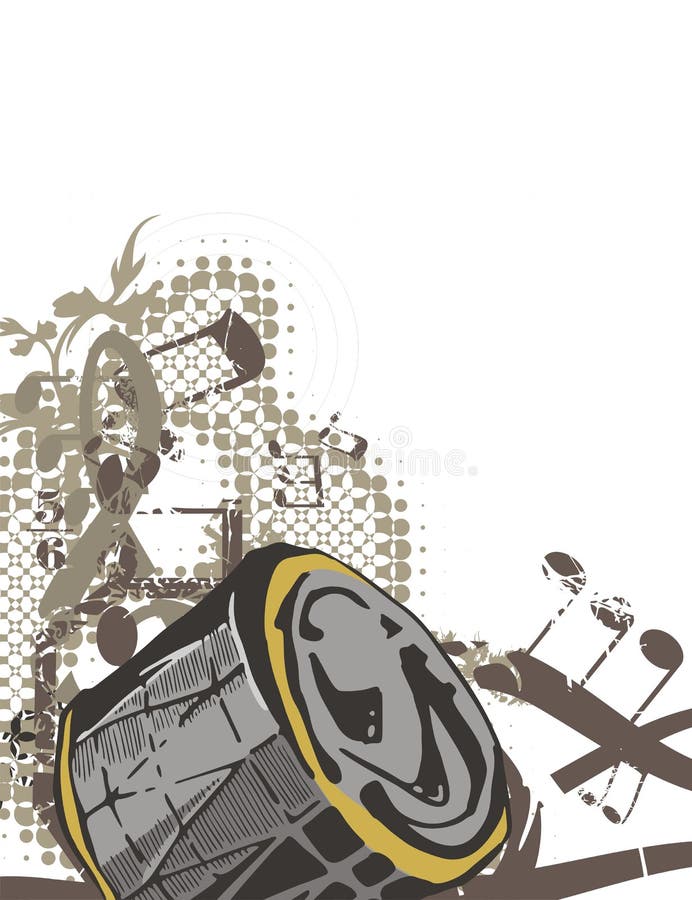 Music Instrument Background Stock Vector - Illustration of bass ...