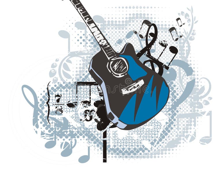 Music Instrument Background Stock Vector - Illustration of melodist ...