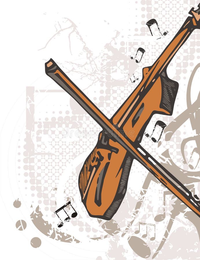 Country Music Pattern - Fiddle Stock Vector - Illustration of musician ...