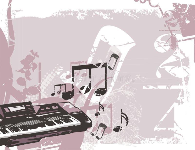 Music Instrument Background Stock Vector - Illustration of march ...