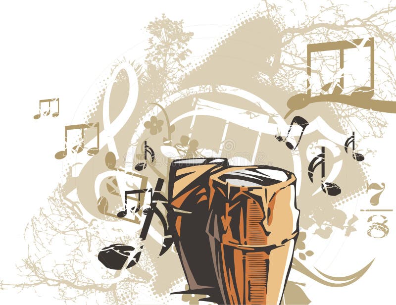 Music Instrument Background Stock Vector - Illustration of melodist ...