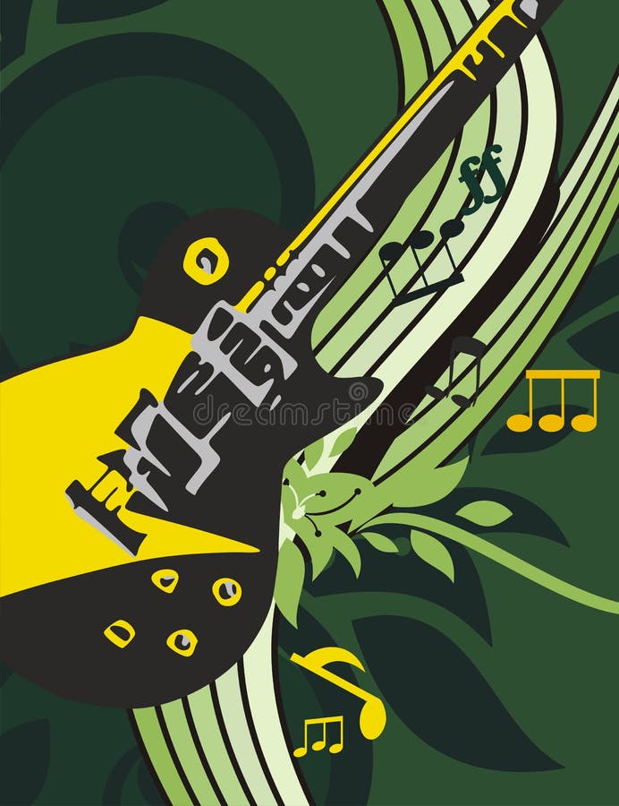 Music Instrument Background Stock Vector - Illustration of digital ...