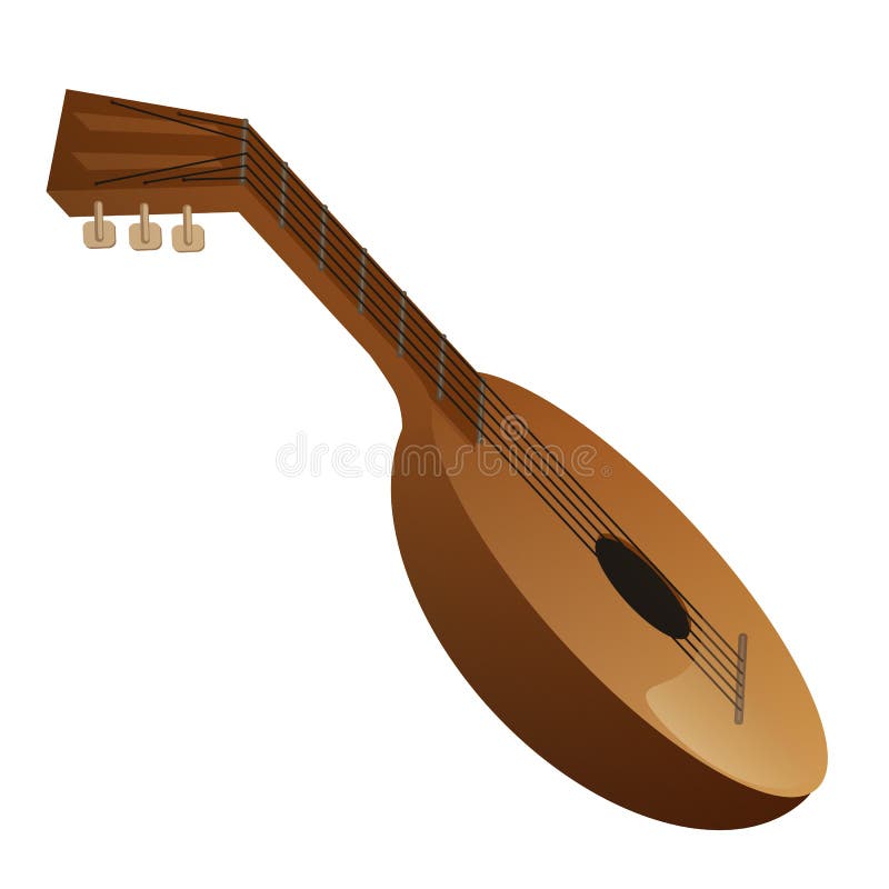Music Instrument Mandola Vector Stock Vector - Illustration of ...