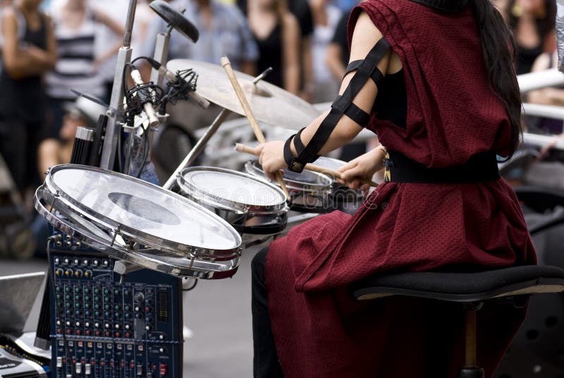 Music instruments stock image. Image of drums, people - 15333357