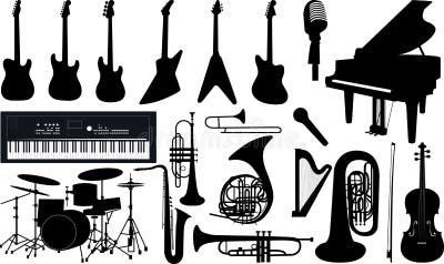 Music instruments stock vector. Illustration of instruments - 32316113